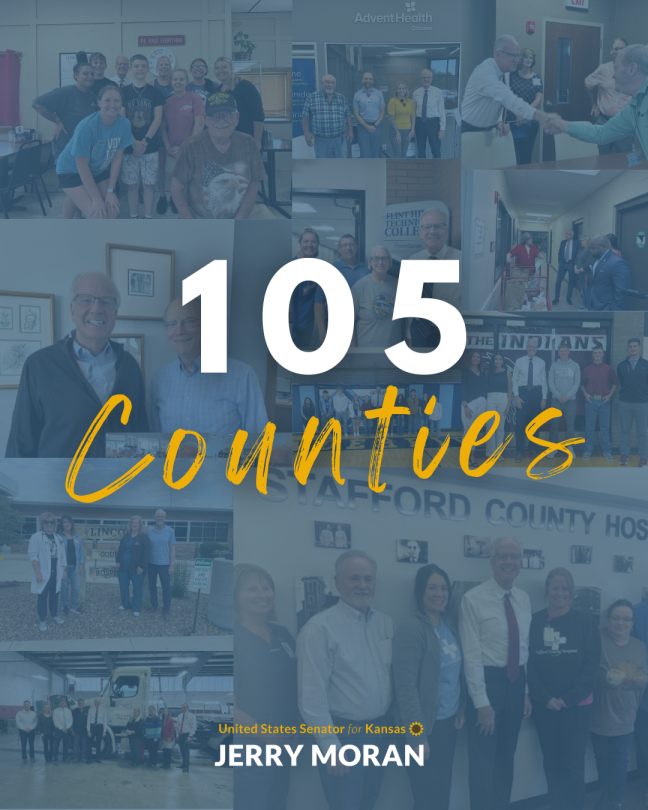 Visiting All 105 Kansas Counties - Kansas Common Sense - U.S. Senator ...